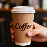 China Eco-friendly water-based coating coffee paper cup custom printing logo hot coffee paper cup for sale
