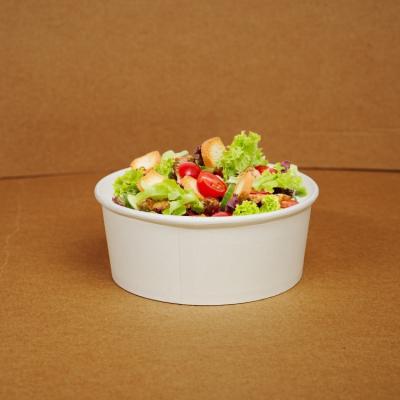 China Custom Eco Friendly Kraft Paper Disposable Food Container Bowl 16oz 24oz 32oz for Salad Soup for sale