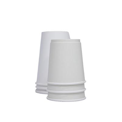 China Custom Logo 100% Biodegradable Double Wall Bamboo Pulp Paper Cup Lid for Coffee Milk for sale