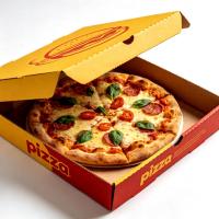 China Biodegradable Corrugated Cardboard Pizza Box 6-16 Inch Custom Logo Printing Food Grade for sale