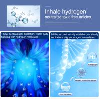 China High Flow Rate 1500ml H2 Inhaler Hydrogen Oxygen Mixture Output Gas Generator for sale
