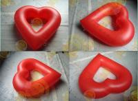 China Party Inflatable Advertising Helium Balloons Attractive Red Love Shaped for sale