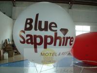 China Colorful Giant Advertising Balloons 3m Diameter Silk Printing for sale