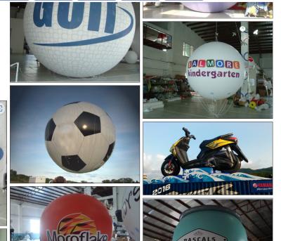 China 0.18mm PVC Giant Inflatable Balloon Hot Air Balloon For Advertising for sale