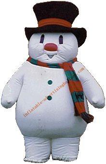 China Grand Custom Shaped Balloons / Inflatable Christmas Santa With Black Hat for Celebration for sale