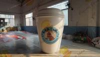 China Customizable Inflatable Coffee Cup Replica For Club Party Decoration for sale