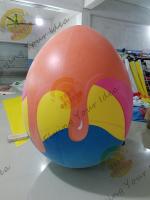 China Oxford Advertising Inflatable Easter Egg / Custom Made Inflatables Easy Set Up for sale