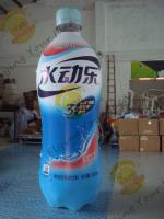 China Logo Printed Branded Inflatable Bottle , Nylon Custom Inflatable Balloons for sale