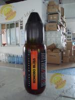 China Black Giant Inflatable Bottle / Nylon Tall Custom Inflatable Products for sale