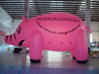 China Inflatable Lighting 3 Meters Custom Shaped Balloons 0.25mm PVC Material for sale
