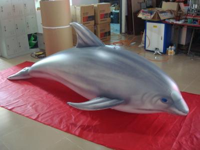 China 1.5m Long Airtight Dolphin Shaped Swimming Pool Toy Display In Showroom for sale