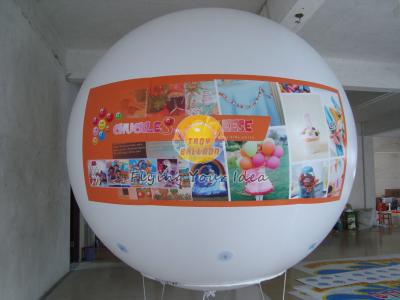 China Customized Filled Advertising Helium Sphere Balloons with 0.18mm PVC Material for sale