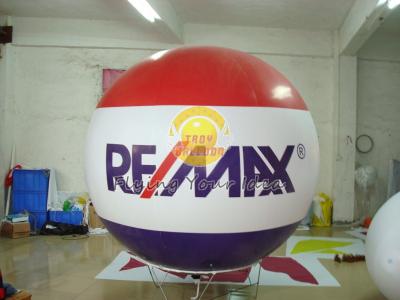 China Waterproof and Fireproof Filled Large helium balloon for advertising with PVC Material for sale