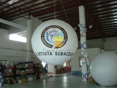 China Customized Inflatable Fireproof advertising helium balloons with UV protected printing for sale