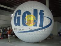 China White Fireproof reusable inflatable advertising helium balloons for Sporting events for sale