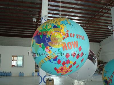 China Inflatable advertising helium balloon with total digital printing for anniversary event for sale