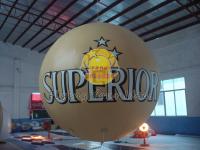 China Customized Fireproof 3m diameter PVC Material inflatable advertising helium balloon for sale
