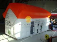 China Waterproof Advertising Helium Custom Shaped Balloons House Shape with Digital Printing for sale