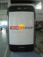 China Attractive 0.28mm PVC Customized Phone Shaped Balloons for Outdoor Advertising for sale