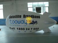 China Waterproof Helium Zeppelin / Blimp Balloon with UV Protected Printing for Political events for sale
