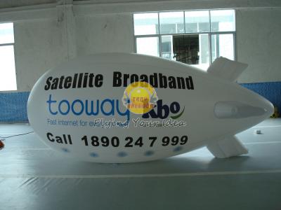 China Waterproof Helium Zeppelin / Blimp Balloon with UV Protected Printing for Political events for sale