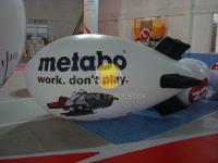 China 4*1.6m Attractive Inflatable Advertising Helium Zeppelin Balloons for Weather Service for sale