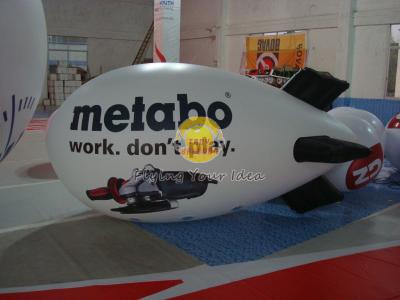 China 4*1.6m Attractive Inflatable Advertising Helium Zeppelin Balloons for Weather Service for sale