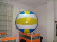 China Waterproof 1.5m Diameter Sports Volleyball Balloons with 0.18mm PVC for Parade for sale