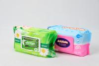 China 65GSM Hypoallergenic Wet Wipes Flushable Wet Wipes For Kids for sale