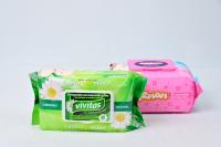 China 65GSM Hypoallergenic Wet Wipes Flushable Wet Wipes For Kids for sale
