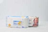 China 45gsm Baby Cleansing Wipes 99.9% EDI Purified Water Perfume Free for sale