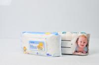 China 45gsm Baby Cleansing Wipes 99.9% EDI Purified Water Perfume Free for sale