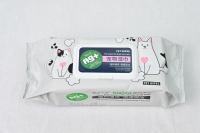 China Beauty Hair Cleaning Wipes For Pets Degradable Non Woven Fabric 20 X 14cm 10 X 10cm 120 Pcs/Pack for sale