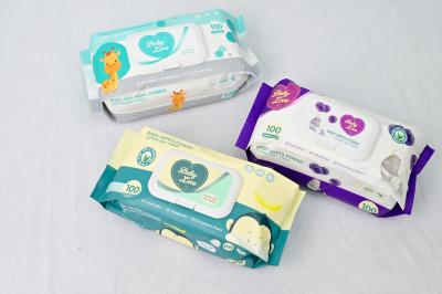 China Vitamin E And Aloe Vera Extract Adult Size Wet Wipes No Alcohol And Perfume for sale