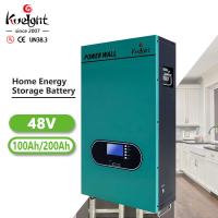 China MPPT Lifepo4 Battery Pack 51.2V RS485 Industry Home Wall Battery Solar Energy Storage for sale
