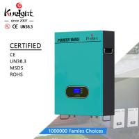 China MPPT Lifepo4 Battery Pack 51.2V RS485 Industry Home Wall Battery Solar Energy Storage for sale