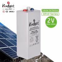 China Opzv Solar Power Station 2v 490ah Vrla Gel Lead Acid Battery Solar Power System for sale