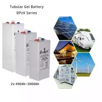 China Opzv Solar Power Station 2v 490ah Vrla Gel Lead Acid Battery Solar Power System for sale