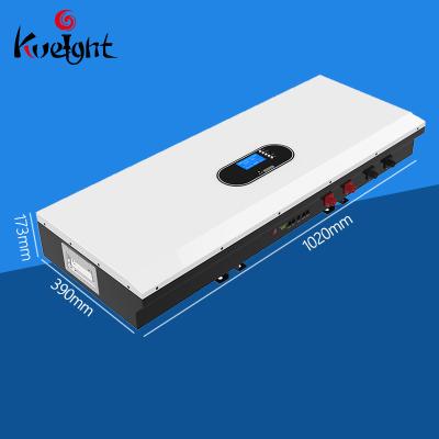China 51.2V LiFePO4 Lithium Power Wall BMS 135ah 7KWH Solar Battery For House for sale