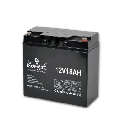 China Ups Eps Dc System 12v 18ah Lead Acid Battery Deep Cycle Battery For Solar for sale