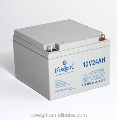 China 12v 24ah Deep Cycle Lead Acid Battery Vrla Sla Ups Agm Rechargeable Battery for sale