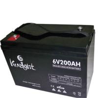 China Agm Deep Cycle Gel Battery 6v 200ah Lead Acid Vrla Battery For Solar System for sale