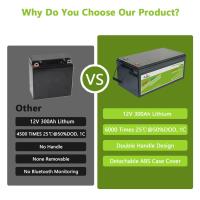 China 12.8v 300ah Lithium Ion Battery Lifepo4 Battery Travel Caravan For Pv System for sale