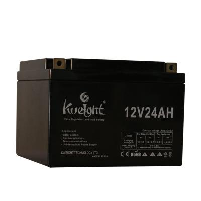 China Rechargeable 24ah 12v Deep Cycle Battery Maintenance Free Sealed Solar Gel Battery for sale
