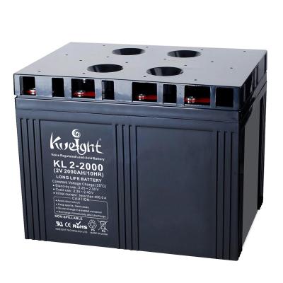 China AGM Lithium Deep Cycle Battery 2v 2000ah Solar Lead Acid Battery for sale