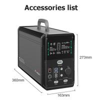 China Solar Generator Lithium Battery Portable Power Station 2000w  Delta LiFePO4 for sale