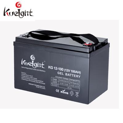China Sealed Rechargeable Solar Gel Battery 12v 100ah Maintenance Free VRLA Battery for sale