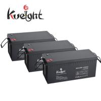 China Solar Deep Cycle Gel Battery 200ah 12v Telecom Ups Gel Lead Acid Battery for sale