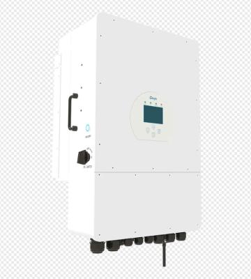 China 8kw 2 Mppt Solar Inverter IEC Three Phase Hybrid Inverter With Battery Storage for sale