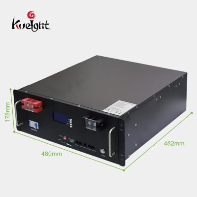 China 4U 5U Lithium Battery Module 48v 100ah Lifepo4 Solar Battery For Network Data Room for sale